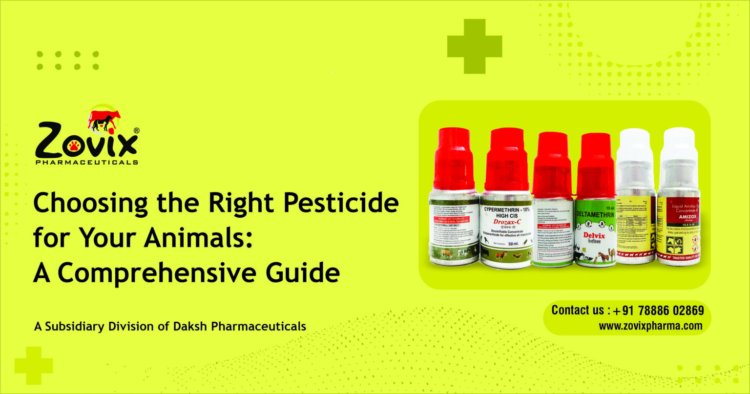 Choosing the Right Pesticide for Your Animals with Zovix